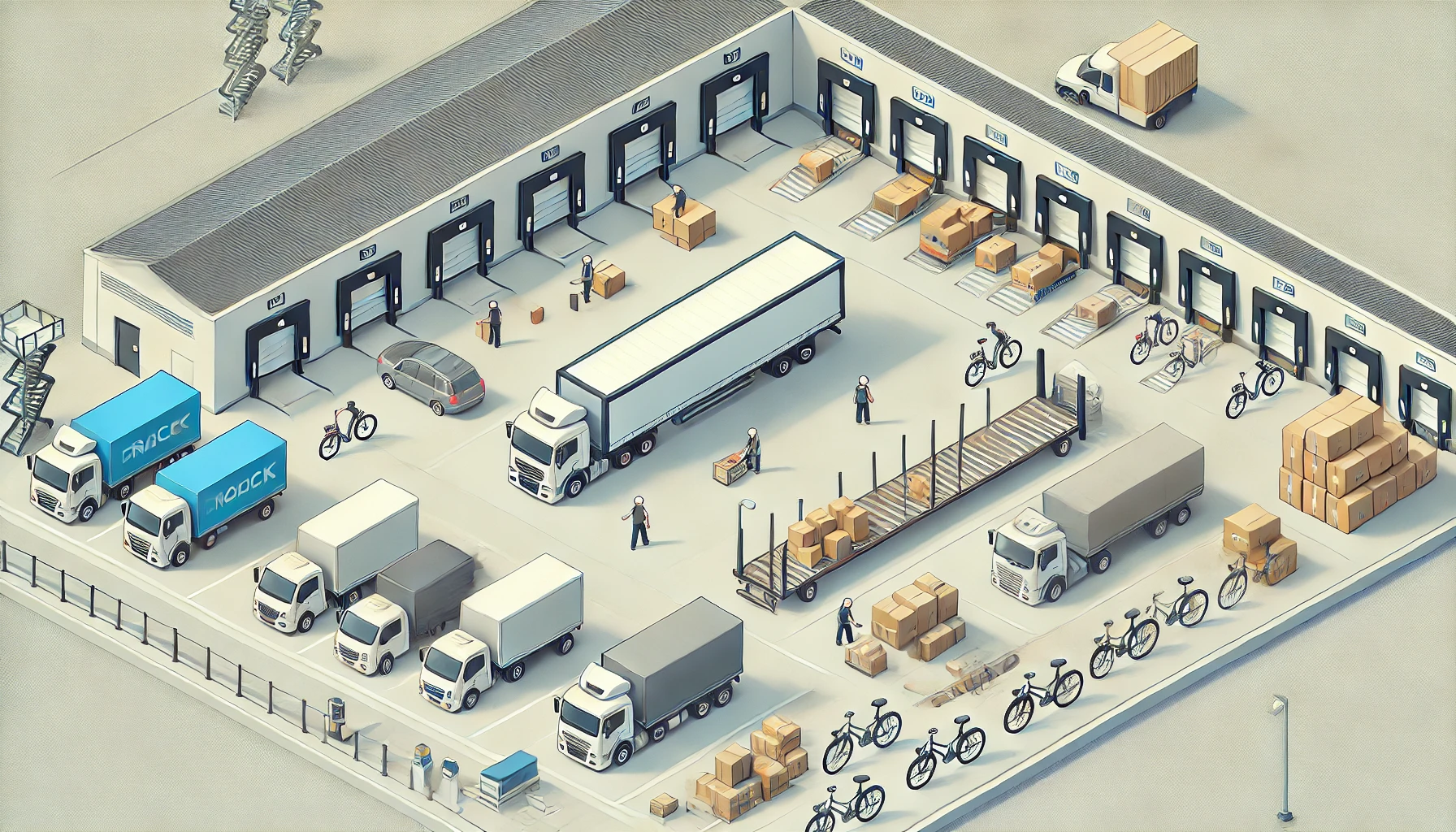 Qu’est-ce qu’un hub logistique ? – Diligo – Livraison à vélo cargo